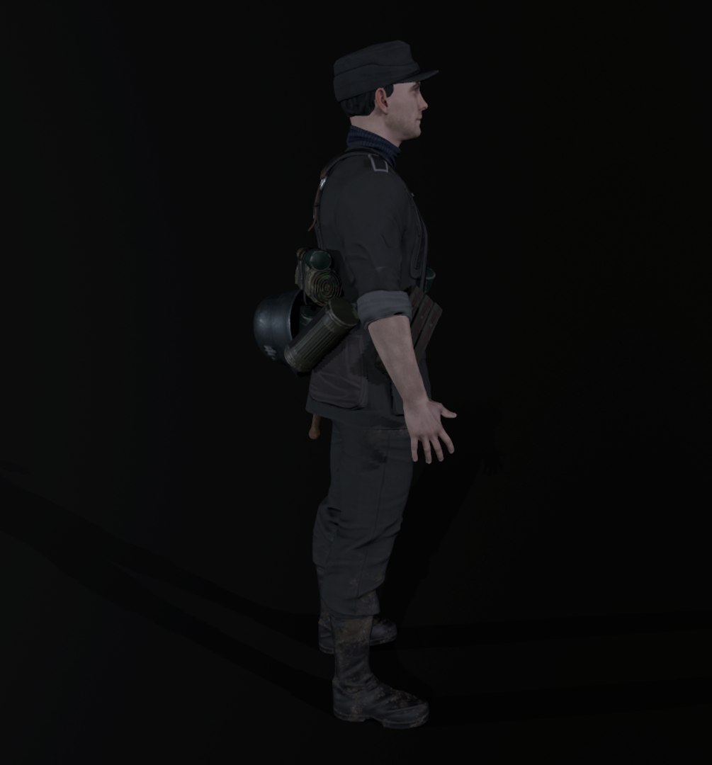 Wehrmacht Soldier 2 3D Model - TurboSquid 1863524