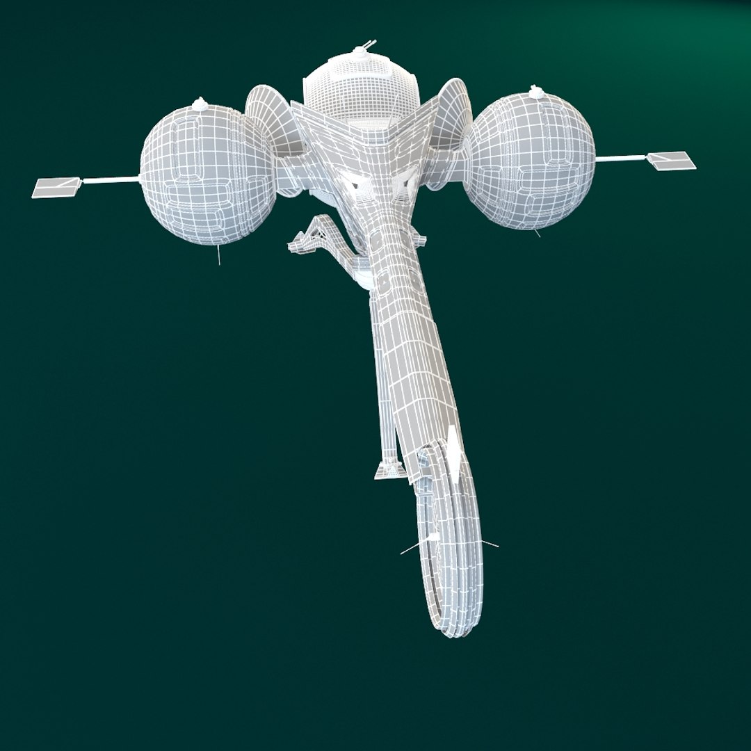 space ship 3d model