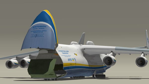 Antonov An225 Mriya 3D model - TurboSquid 1782919
