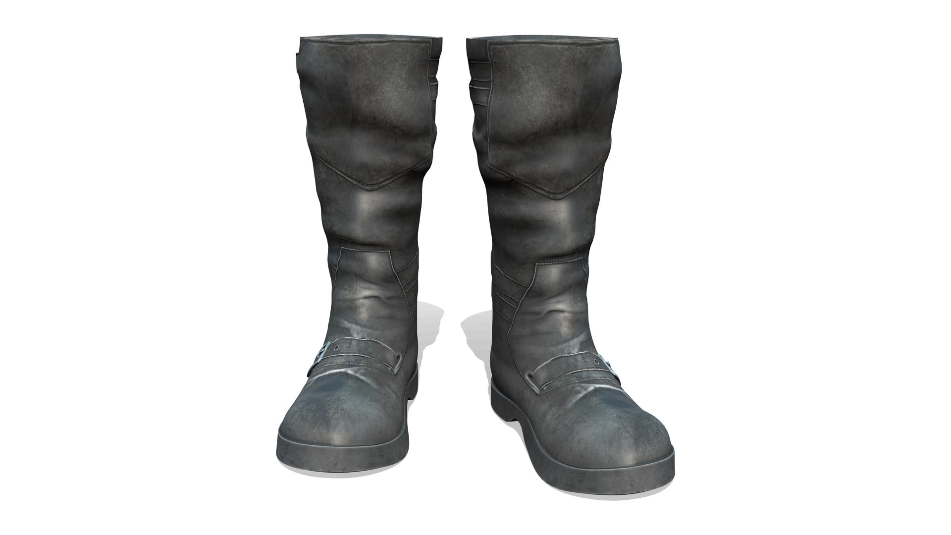 3D Flat Rider And Combat Boots - TurboSquid 1928696