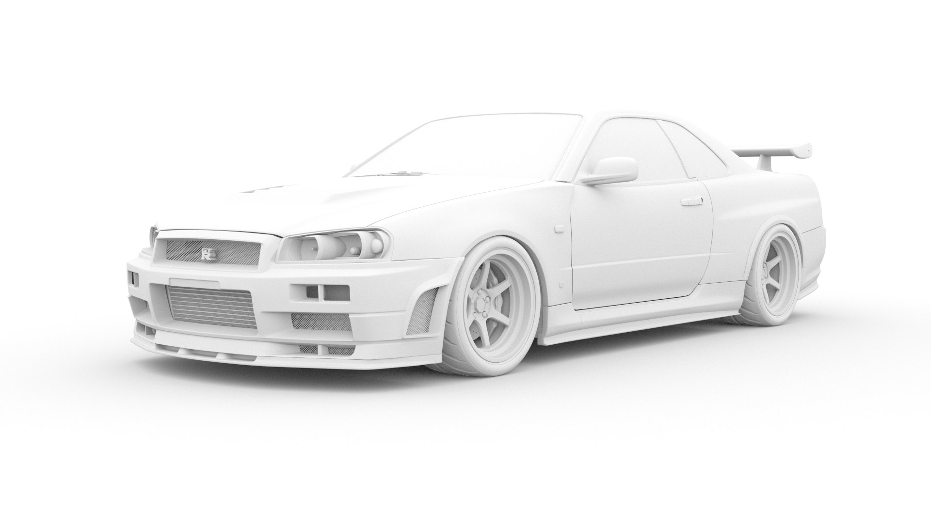 Nissan Gt-r R34 V-spec 3D Model - TurboSquid 1582669