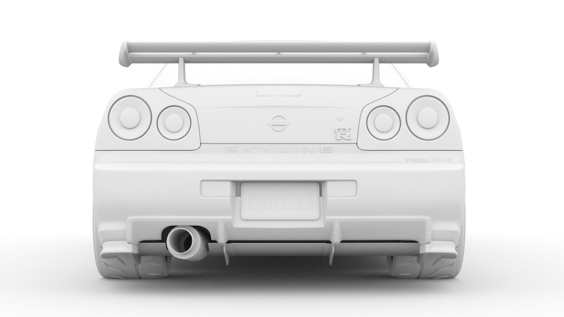 Nissan Gt-r R34 V-spec 3D Model - TurboSquid 1582669