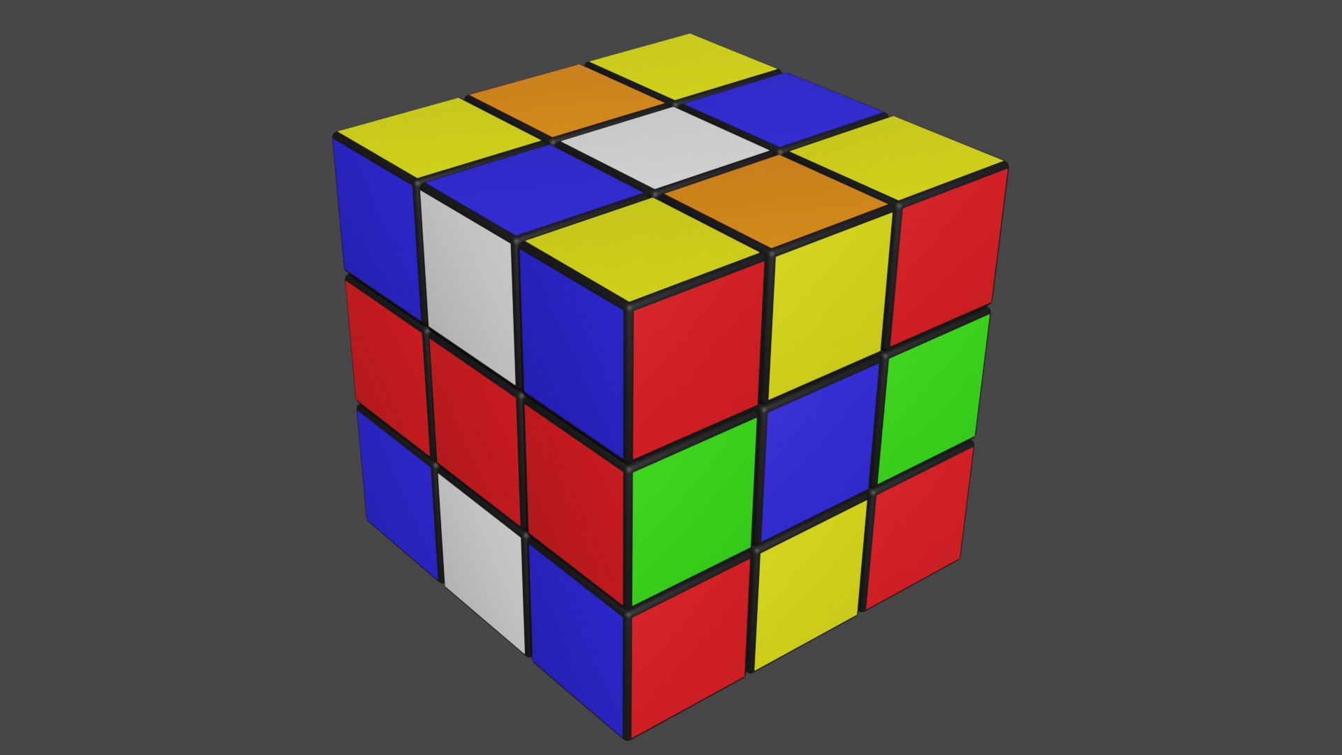 modelo 3d Cubo Rubik 3x3 gratis - TurboSquid 1911200