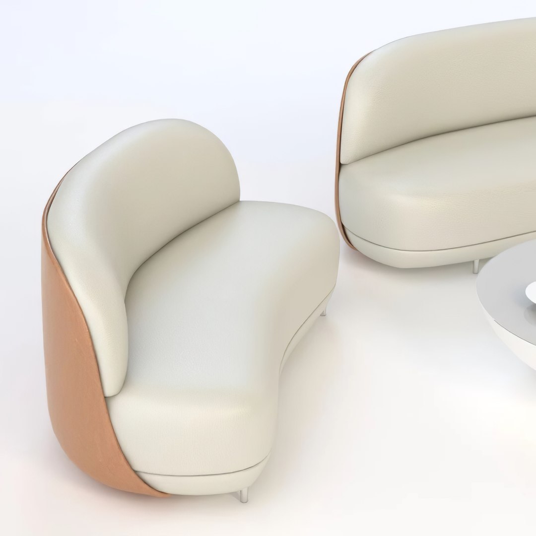 Ramy Fischler Place De Colombie Sofa Set 3D Model - TurboSquid 1961964