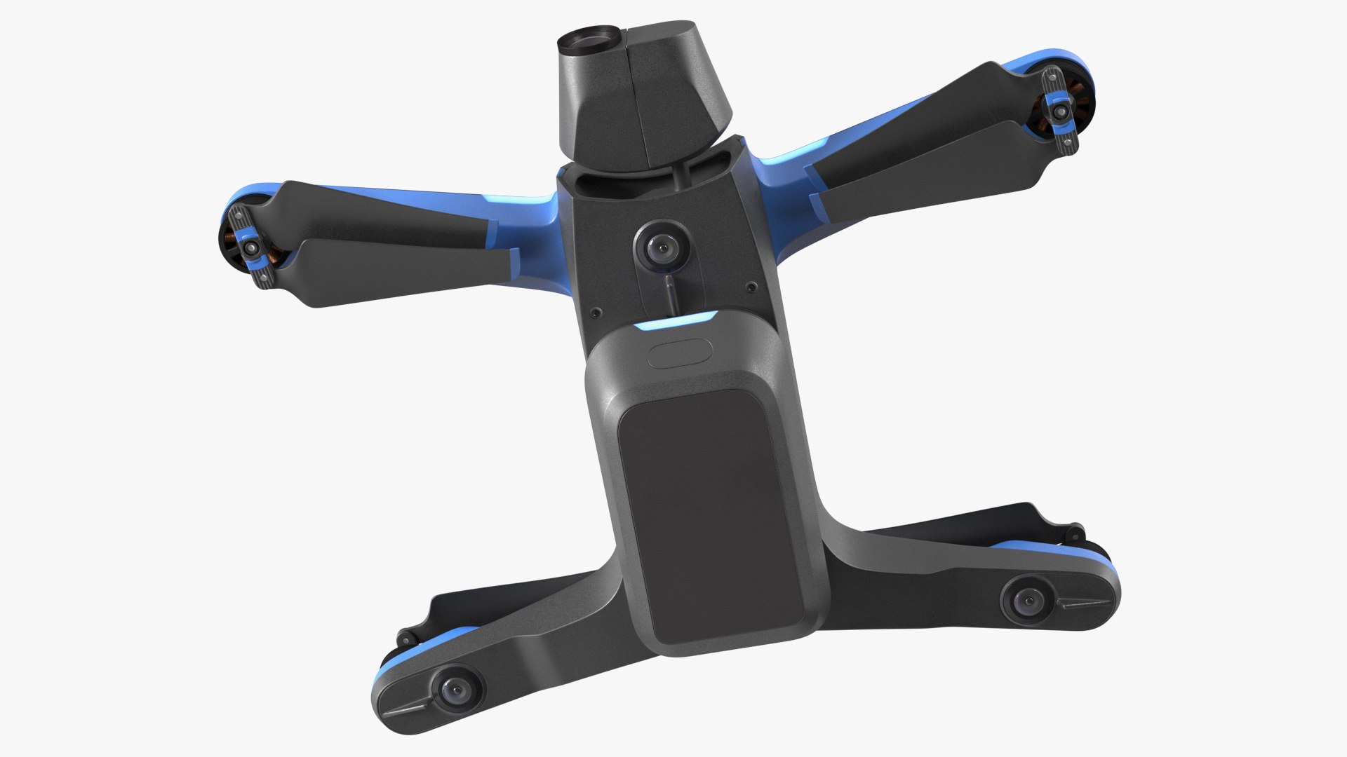 3D AI Powered Drone Skydio 2 Plus On State Rigged - TurboSquid 2154616
