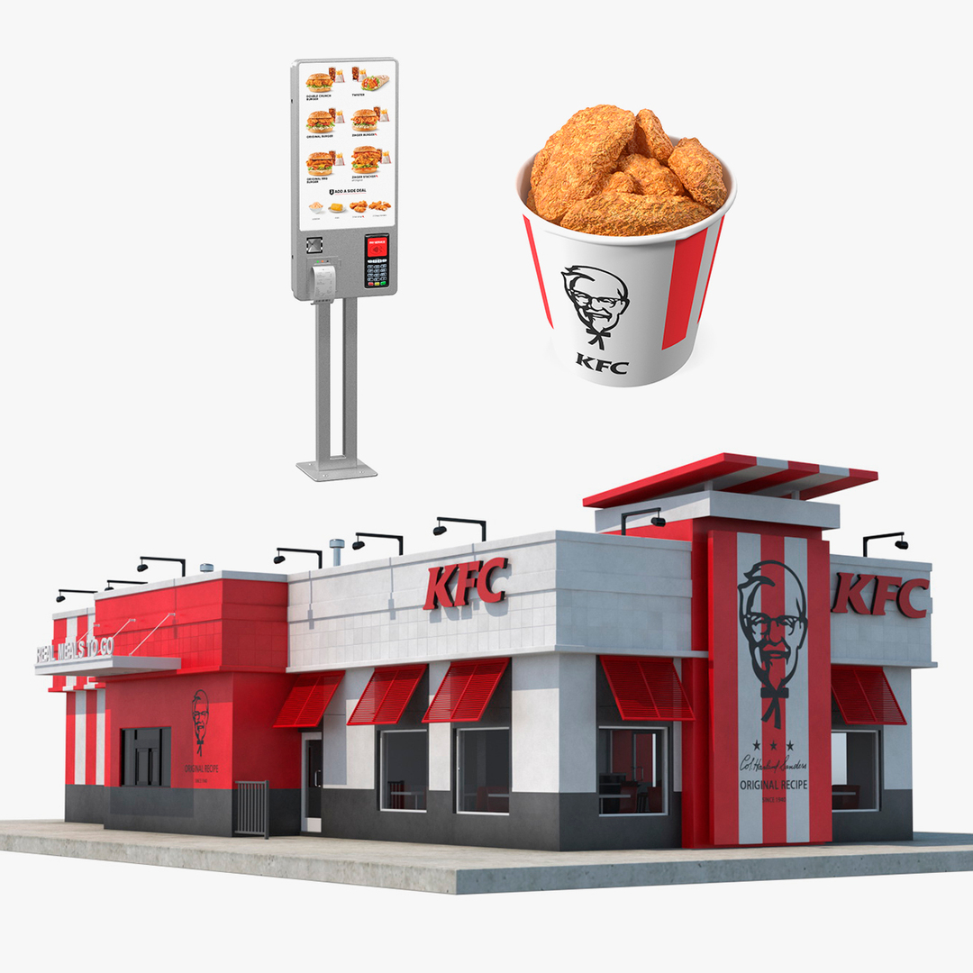 modelo 3d Colección KFC - TurboSquid 2200345