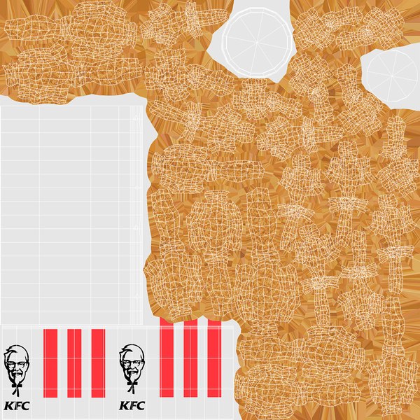 modelo 3d Colección KFC - TurboSquid 2200345