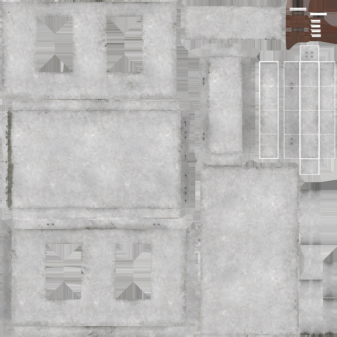 Free Concrete Column 3D Model - TurboSquid 1685293