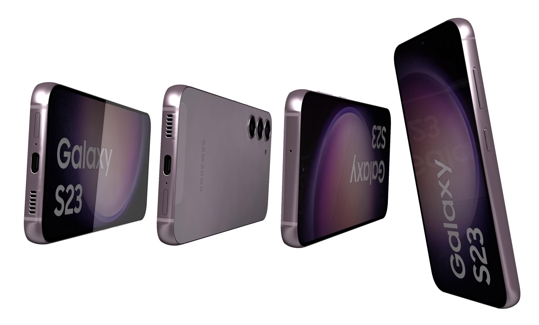 Samsung Galaxy S23 Purple 3D Model - TurboSquid 2025314