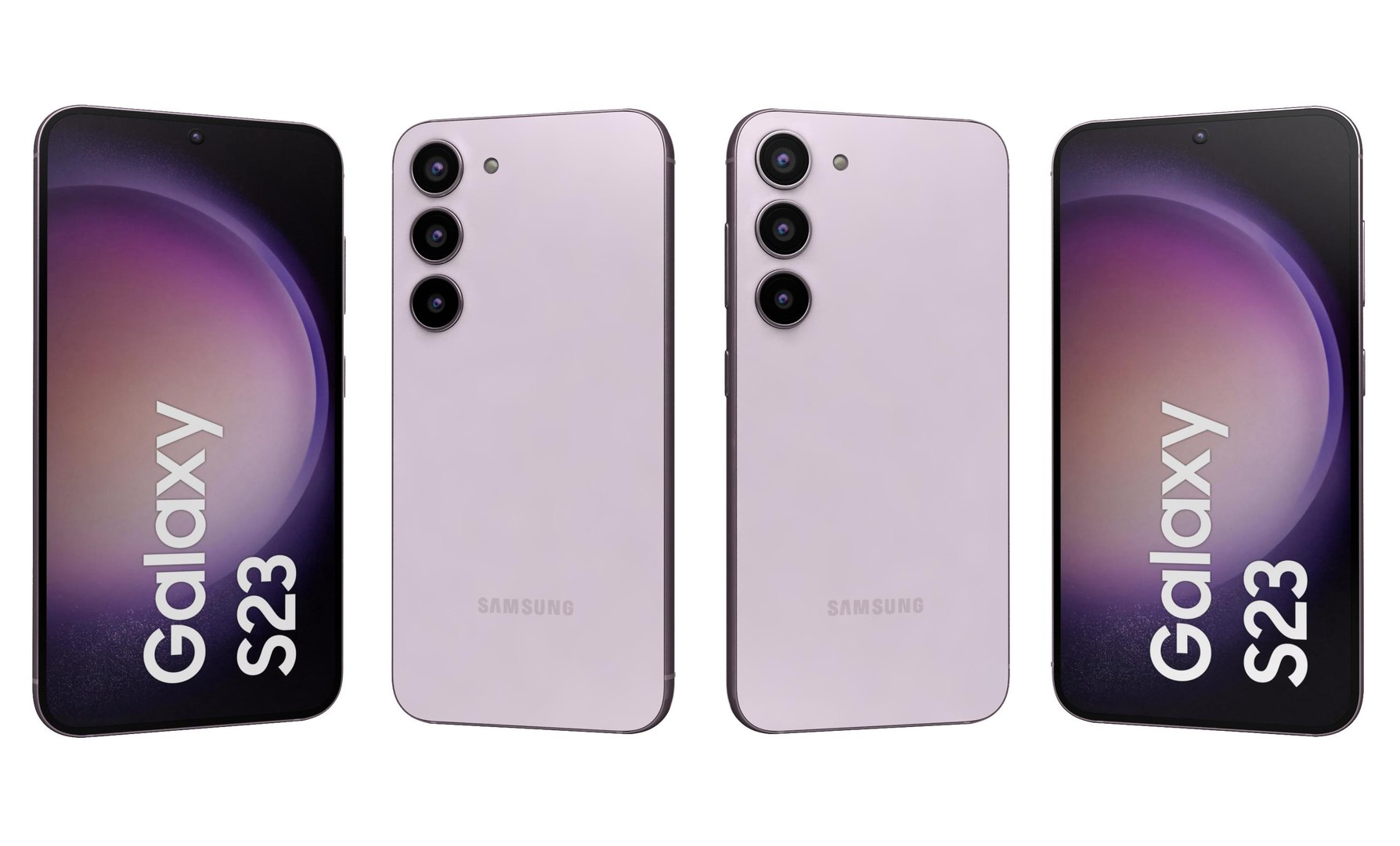 Samsung Galaxy S23 Purple 3D model - TurboSquid 2025314