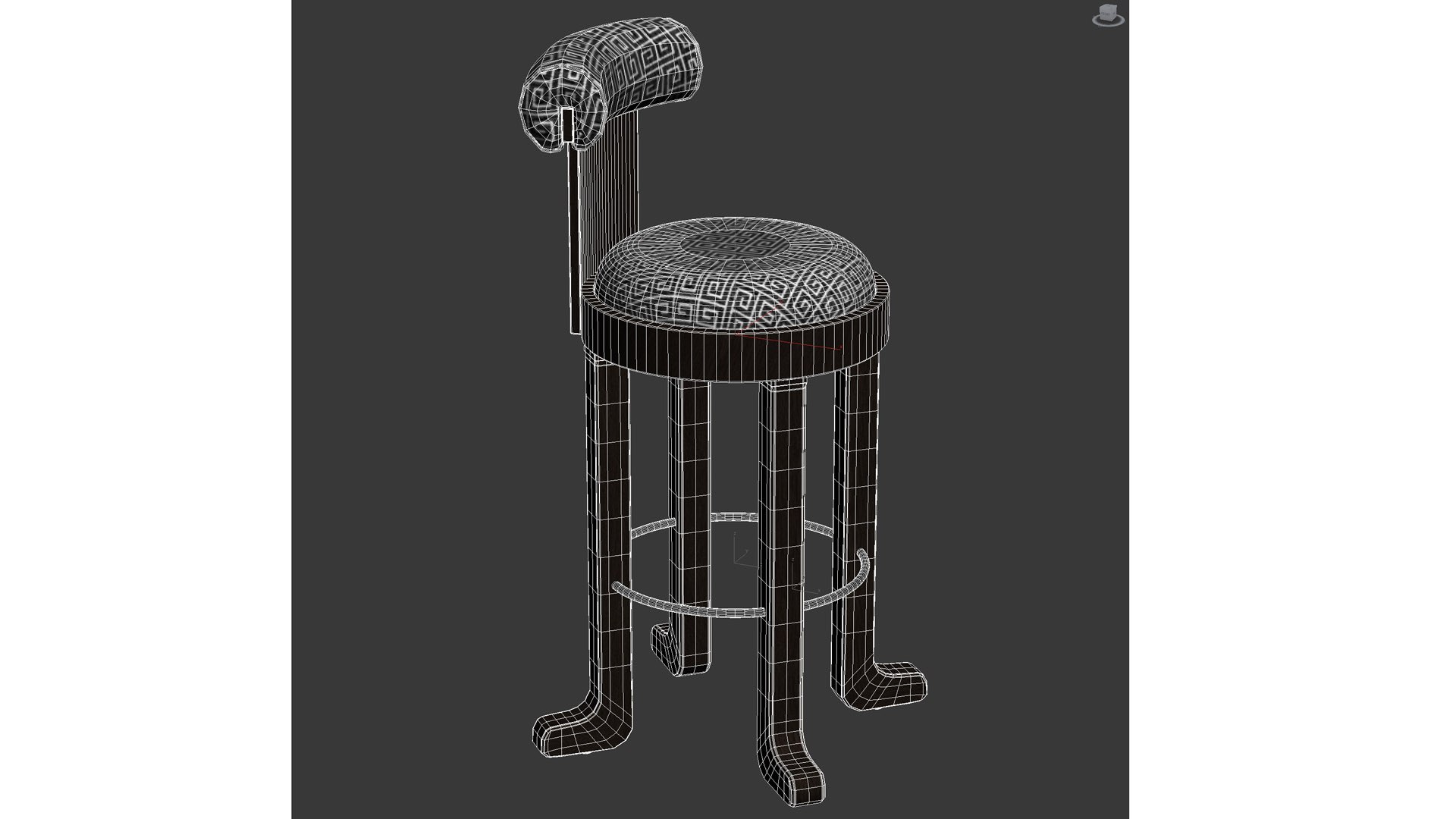 3D Khayni Nya Bar Stool Model - TurboSquid 2307069