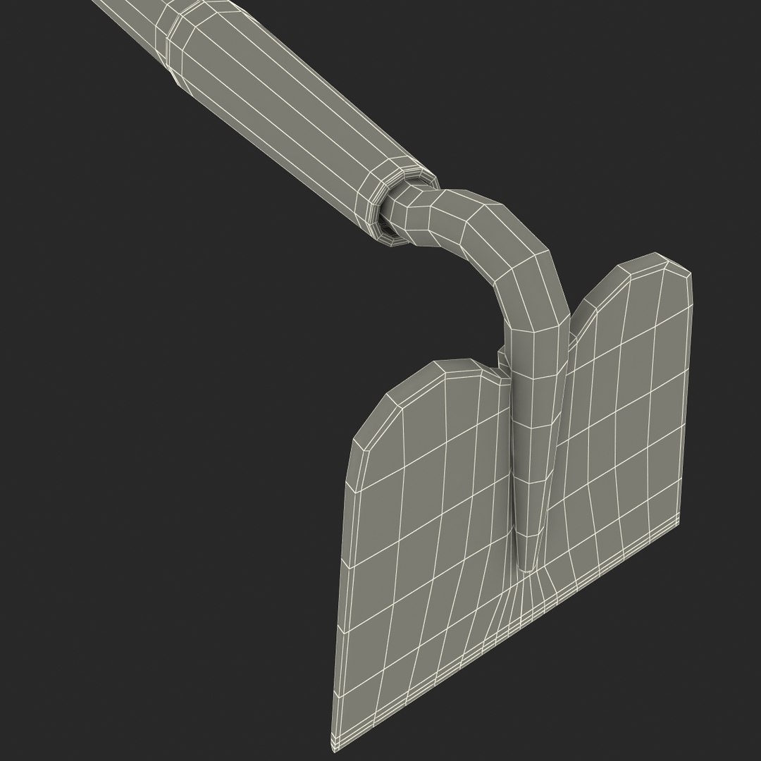 3d Garden Hoe Model