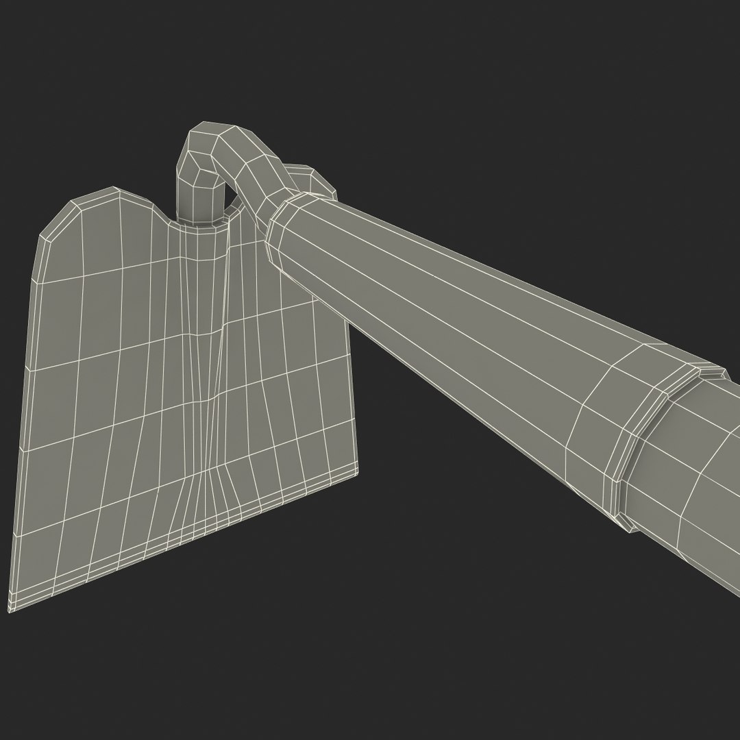 3d Garden Hoe Model