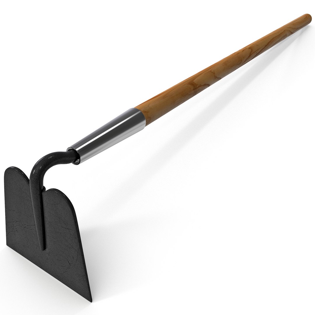 3d garden hoe model