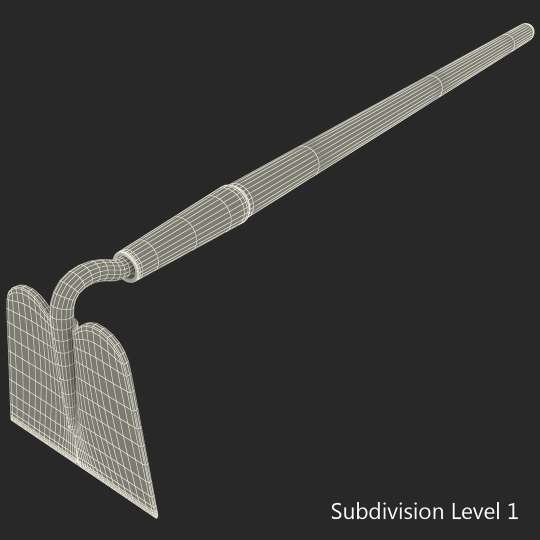 3d Garden Hoe Model