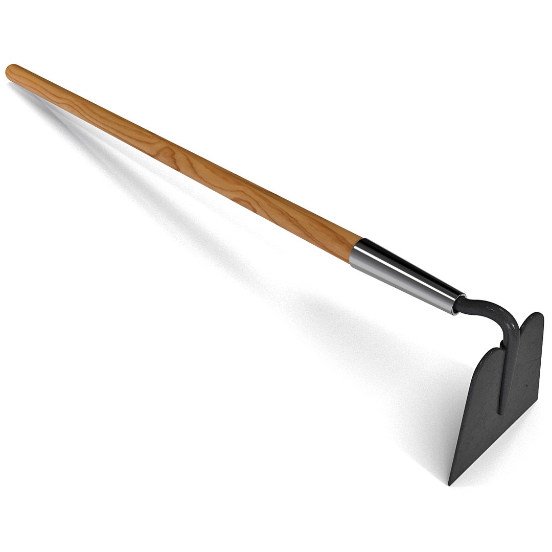 3d Garden Hoe Model