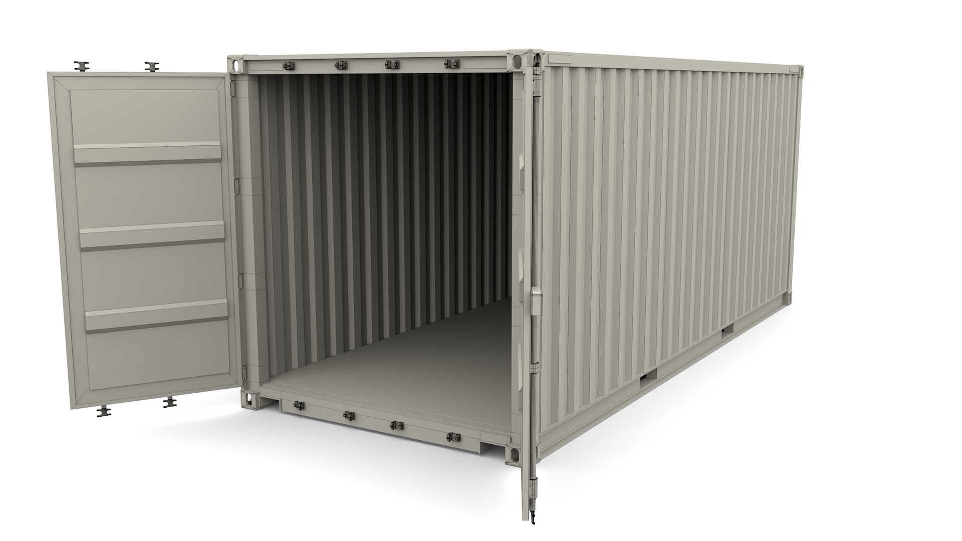 20ft Shipping Container Tex V2 3D - TurboSquid 1775106