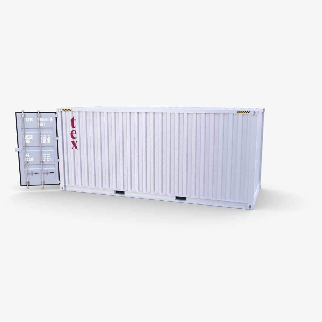 20ft Shipping Container Tex V2 3D - TurboSquid 1775106