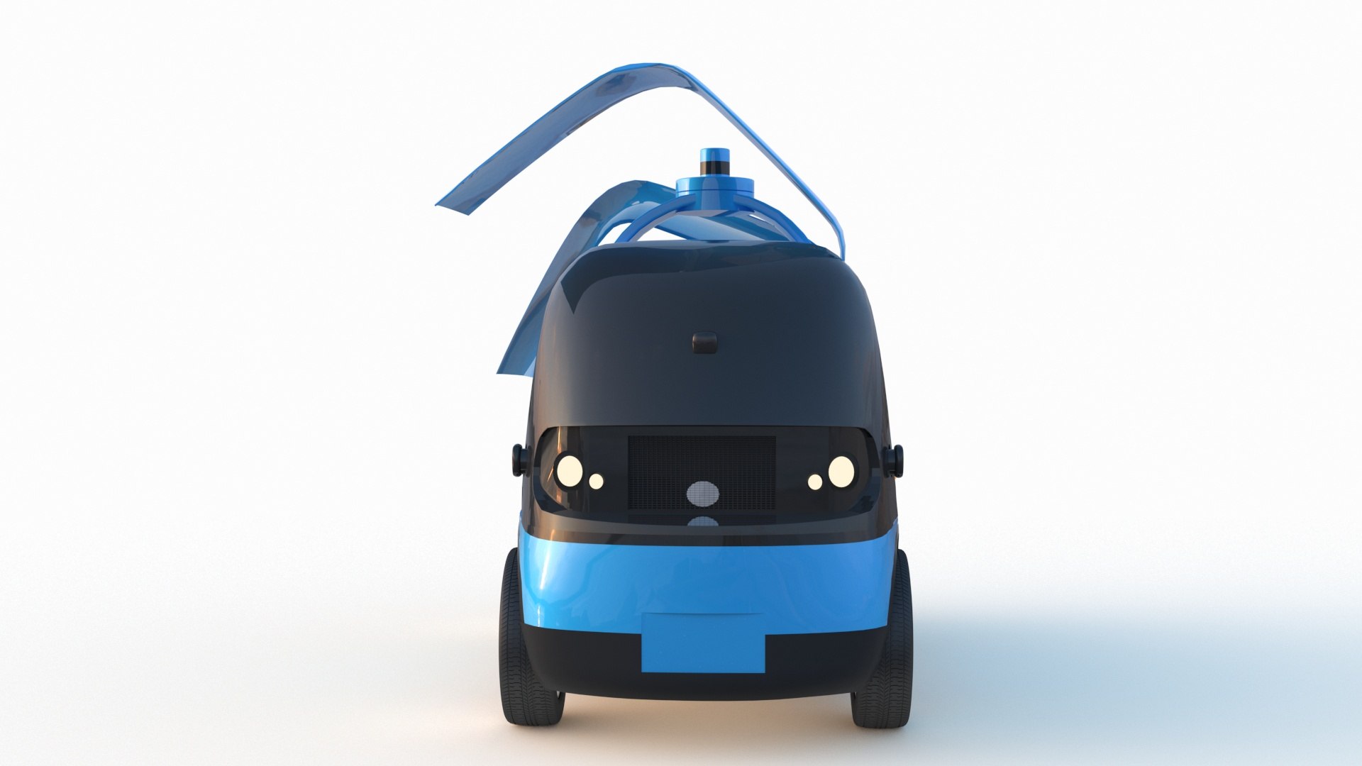 3D Autonomous Logistics Delivery Vehicle Model - TurboSquid 2439038