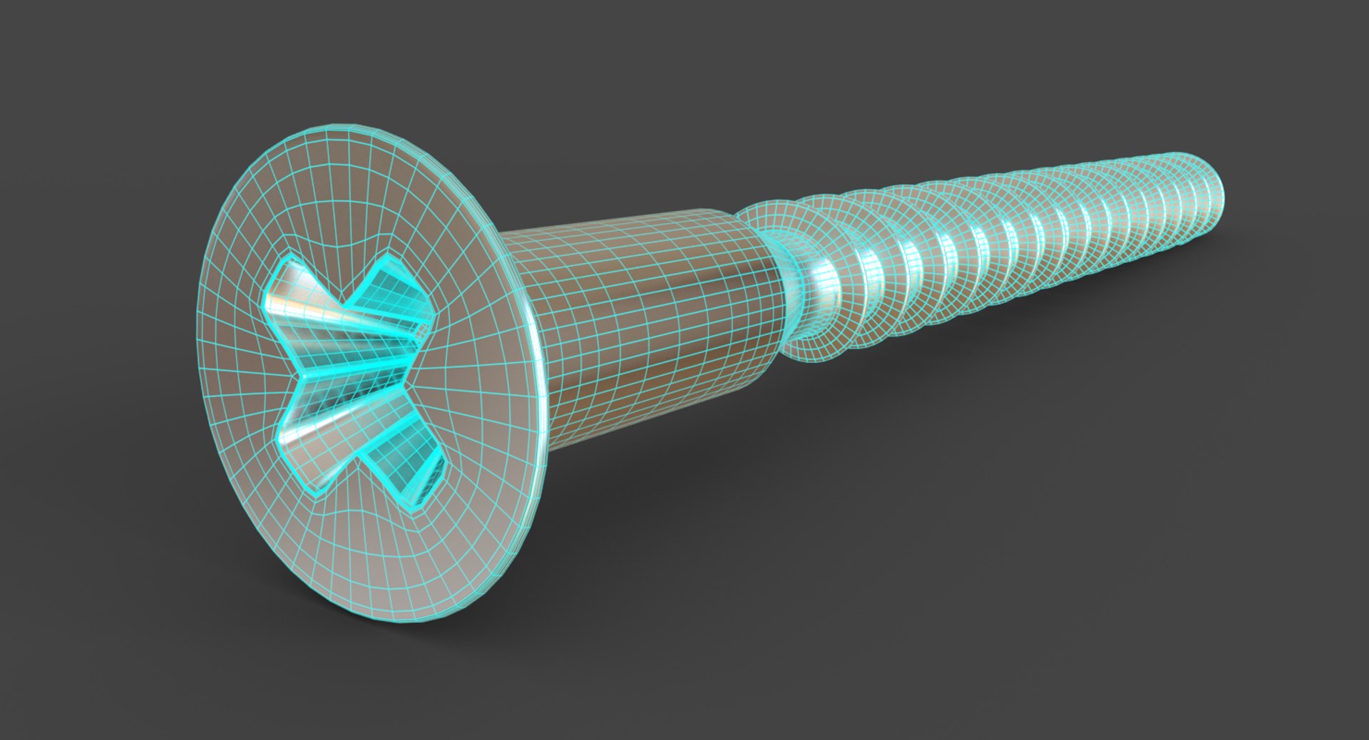 Screw Phillips Flat 3D Model - TurboSquid 1680621