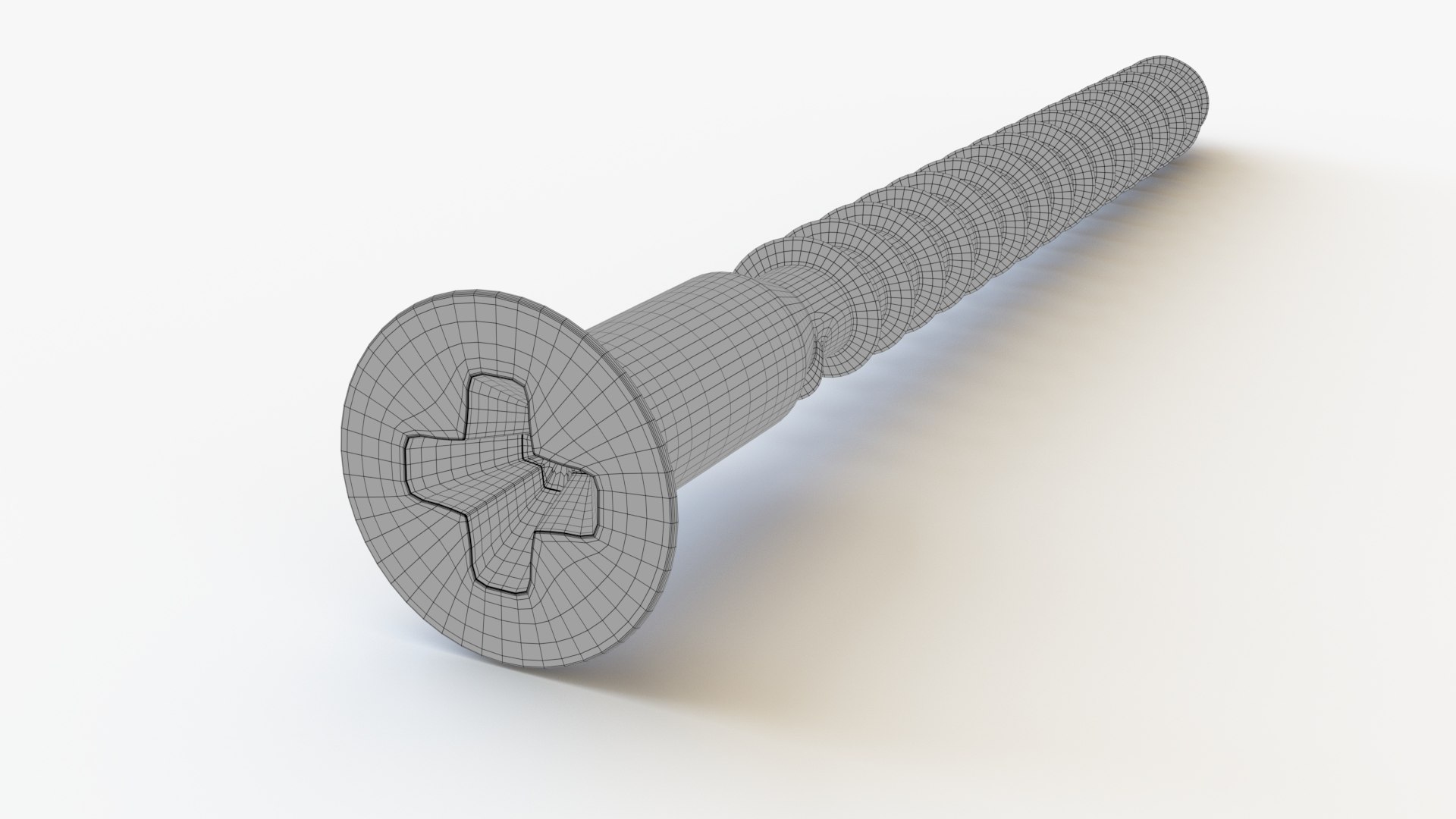 Screw Phillips Flat 3D Model - TurboSquid 1680621