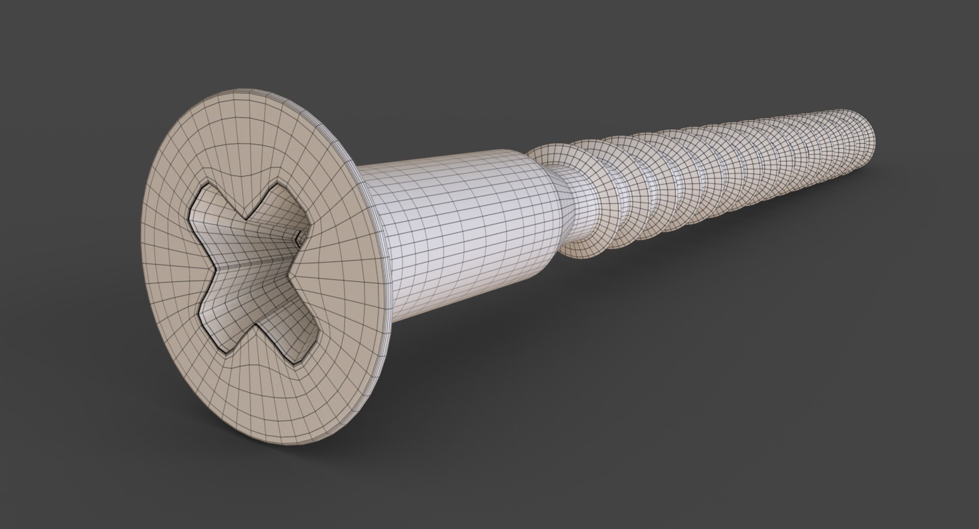 Screw Phillips Flat 3D Model - TurboSquid 1680621