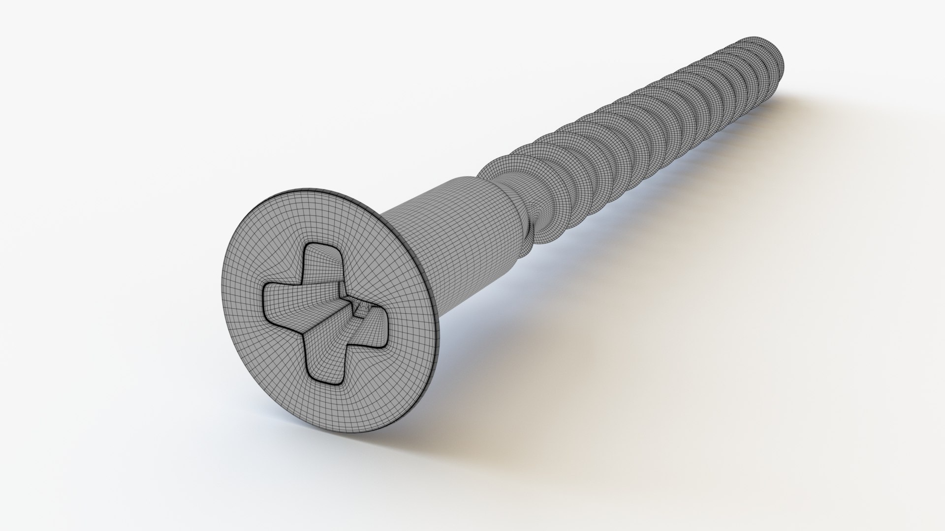 Screw Phillips Flat 3D Model - TurboSquid 1680621