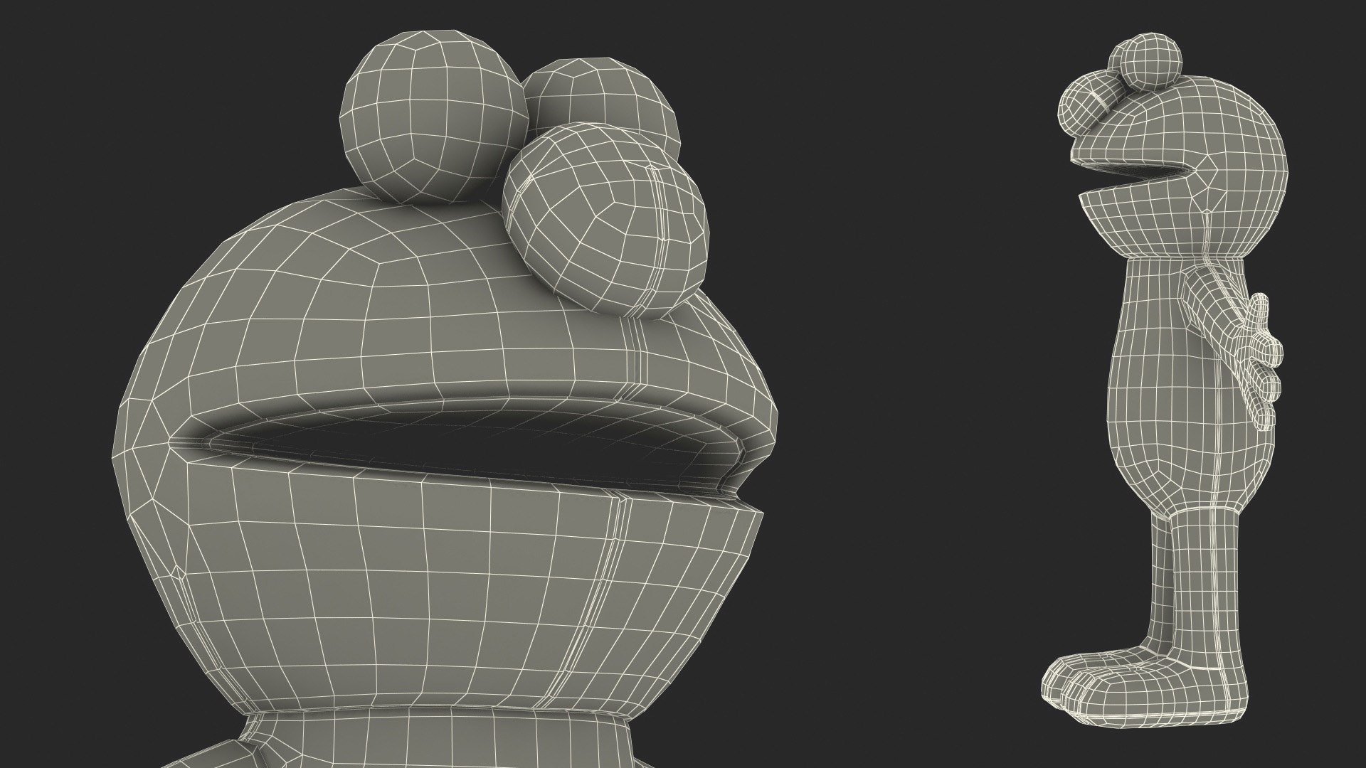 Elmo Full Body Hand Puppet Fur Rigged 3D model - TurboSquid 2004708