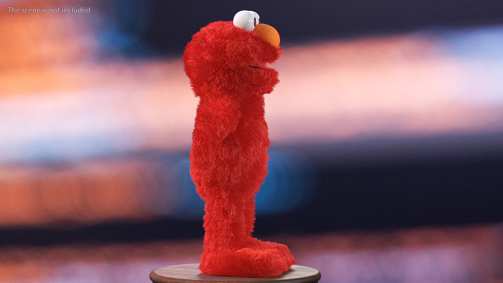 Elmo Full Body Hand Puppet Fur Rigged 3D Model - TurboSquid 2004708