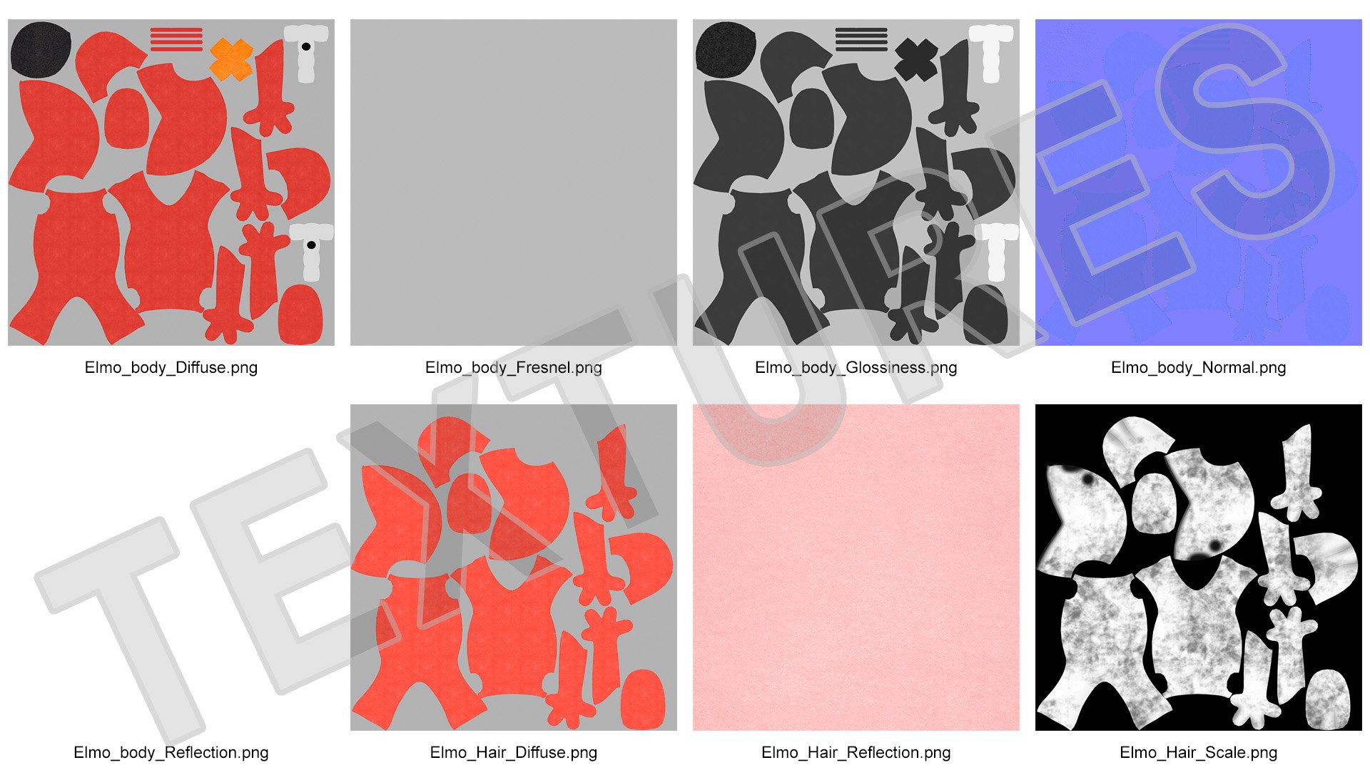 Elmo Full Body Hand Puppet Fur Rigged 3D Model - TurboSquid 2004708