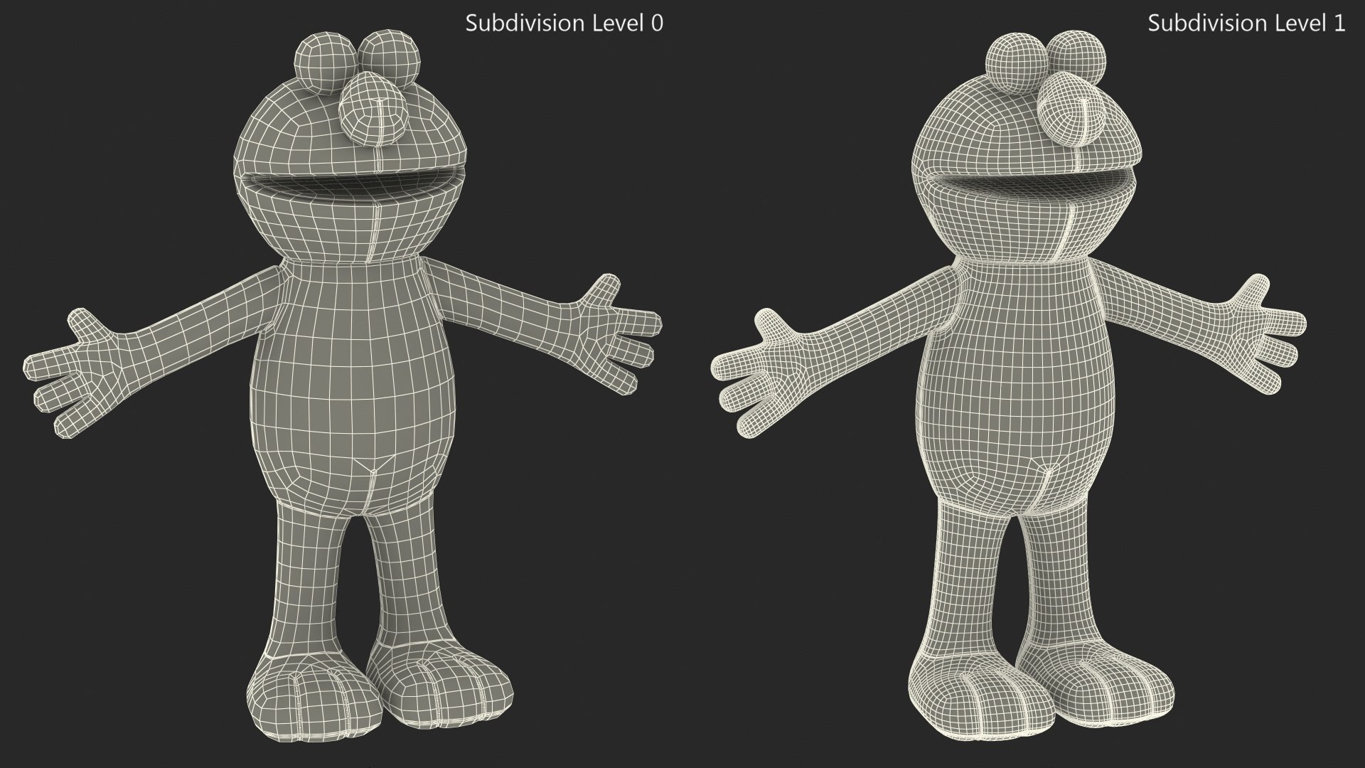 Elmo Full Body Hand Puppet Fur Rigged 3D Model - TurboSquid 2004708