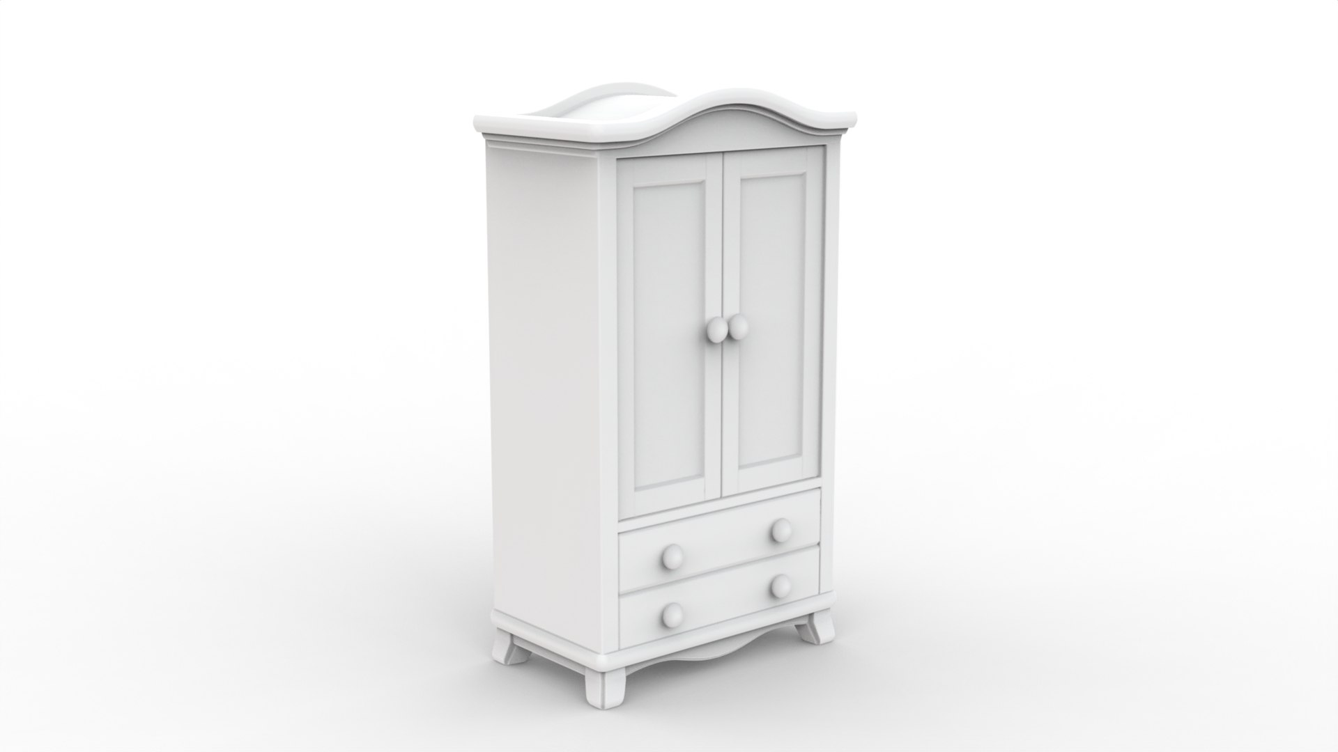 Classic Wardrobe 3D Printable 3D Print Model 3D Model - TurboSquid 2469762