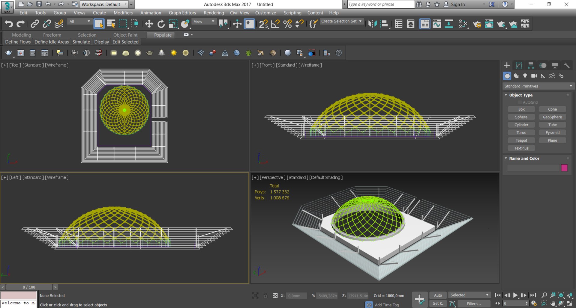 Dome 3D Model - TurboSquid 1926251