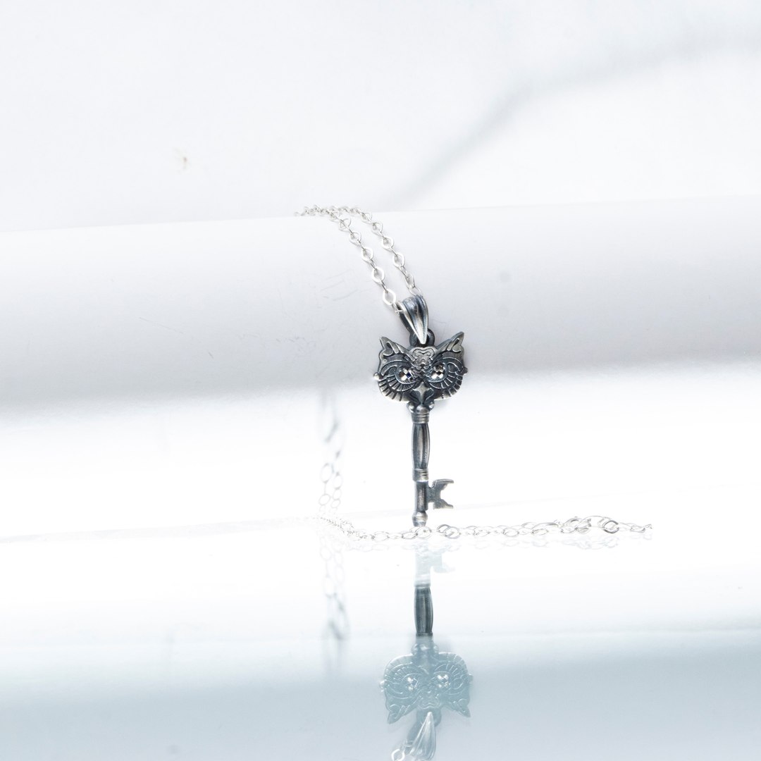 3D Key Owl Necklace Model - TurboSquid 2007443