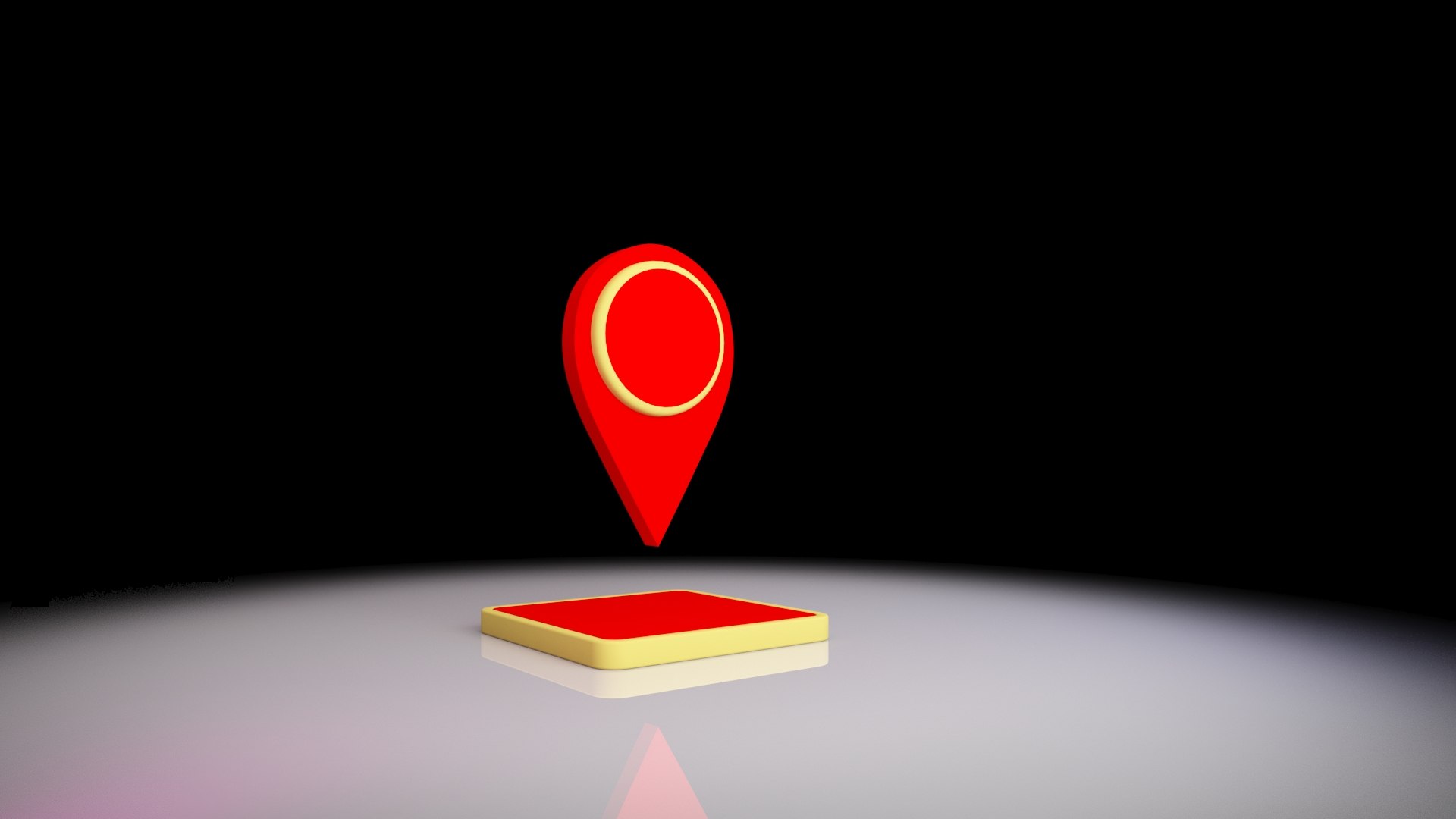Point location sign 3D - TurboSquid 2105178