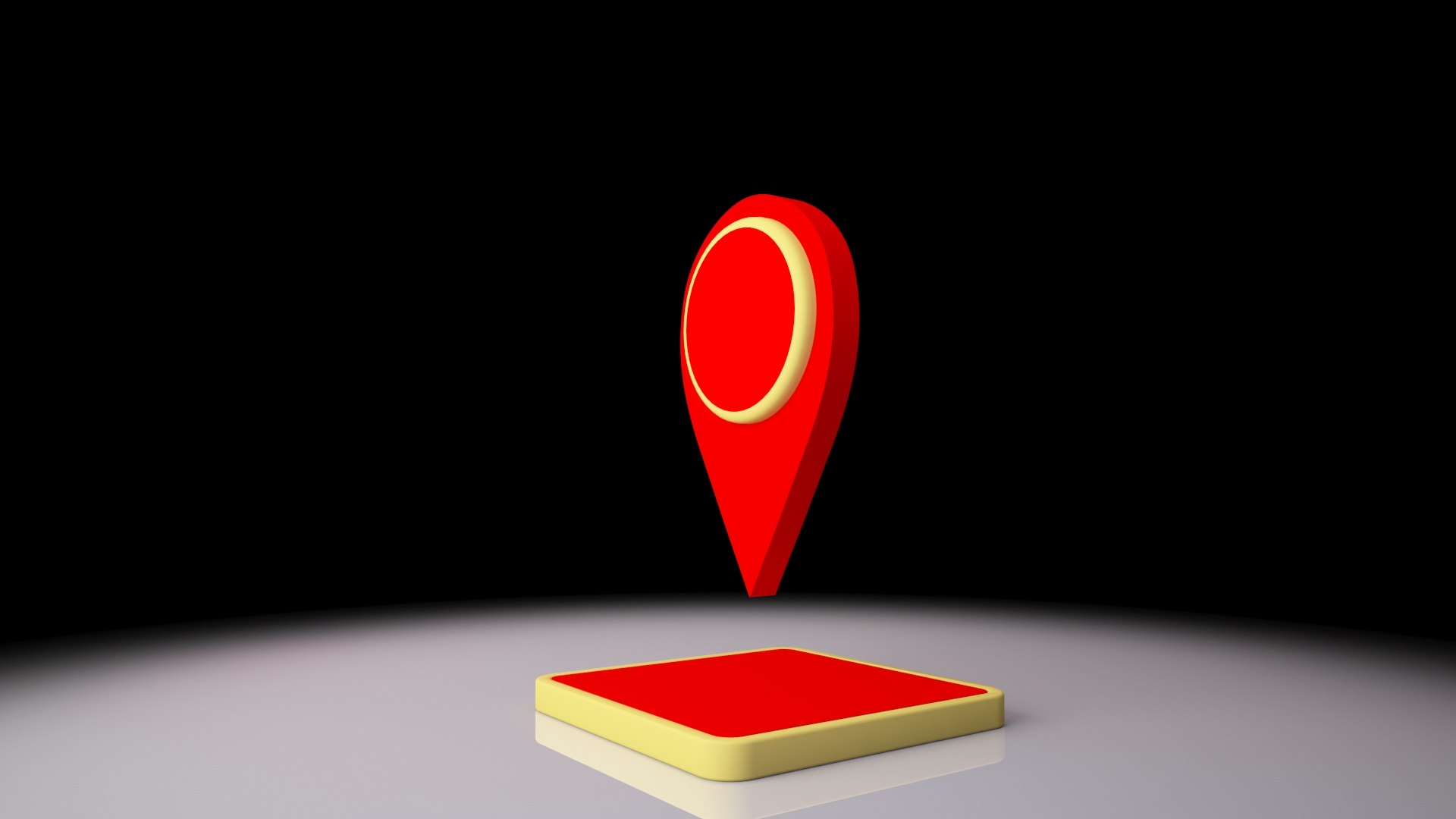 Point location sign 3D - TurboSquid 2105178