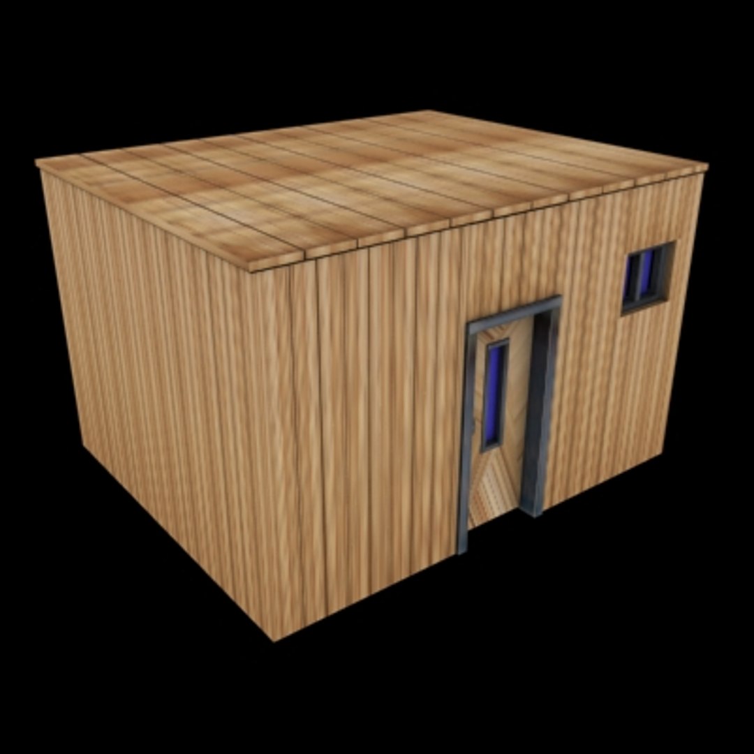 3d Model Shack Shed