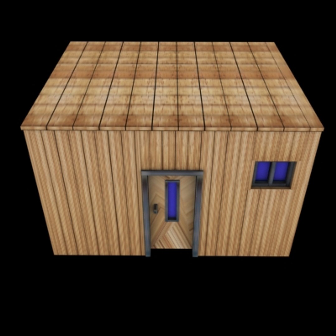 3d Model Shack Shed