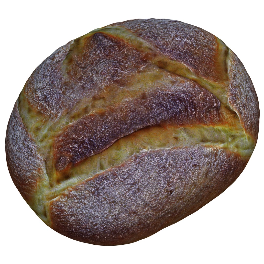 Realistic Bread No 1 3D Model - TurboSquid 2235974