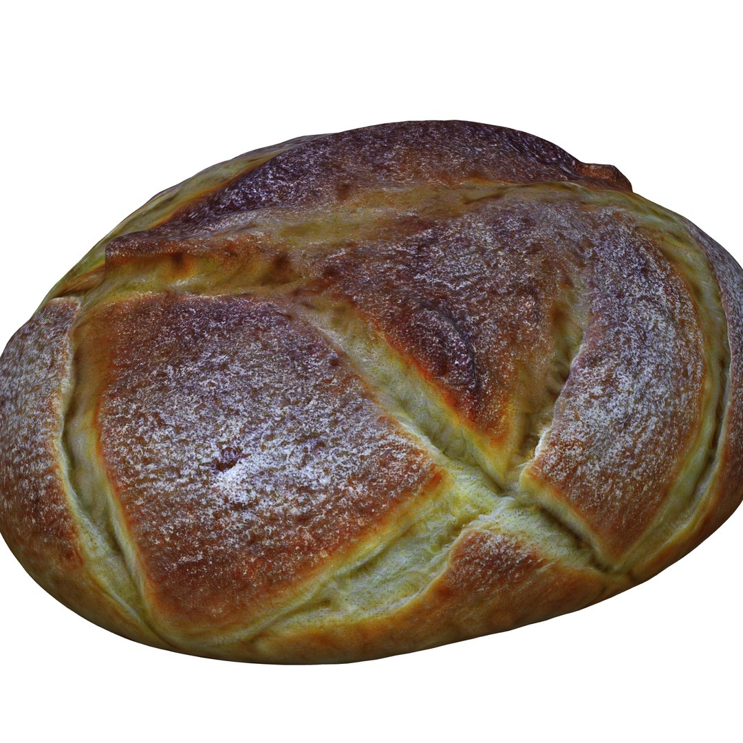 Realistic Bread No 1 3D Model - TurboSquid 2235974