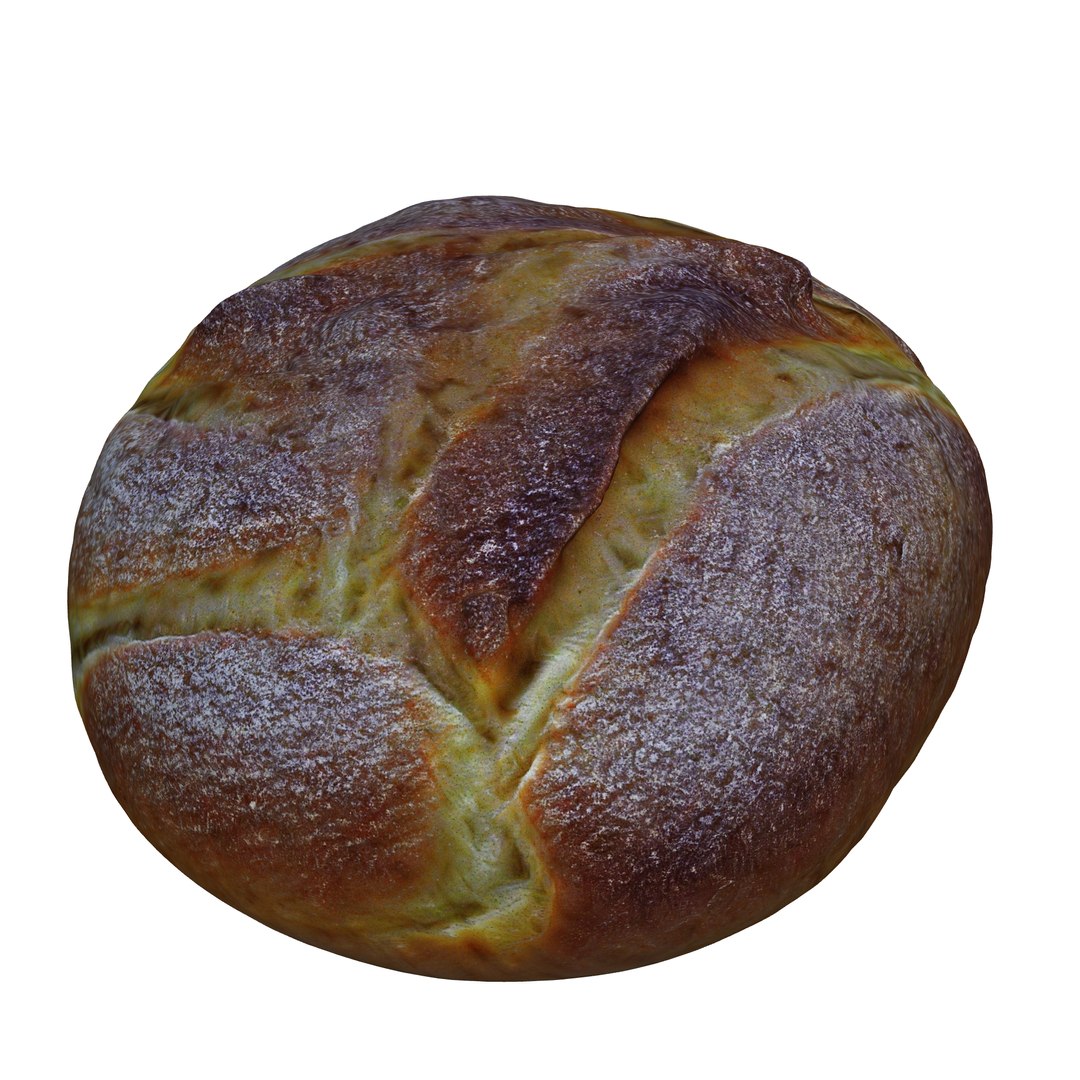 Realistic Bread No 1 3D Model - TurboSquid 2235974