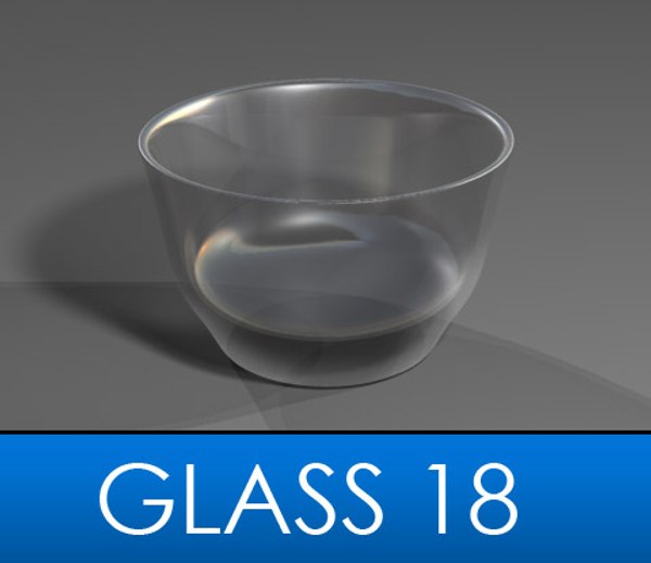 3d model drinking glass