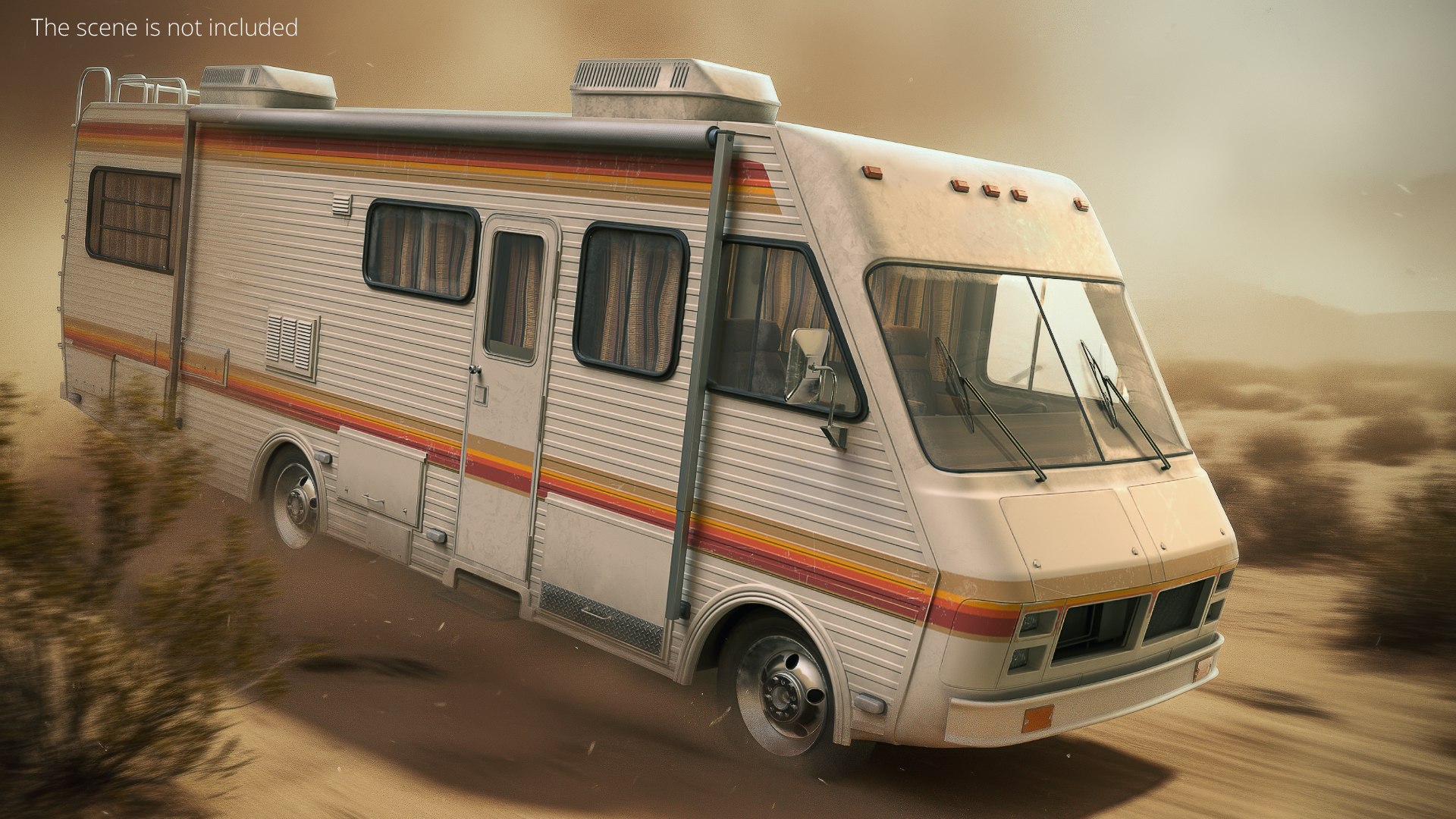 Breaking Bad RV Fleetwood Bounder 1986 Vintage Rigged For Maya 3D Model ...