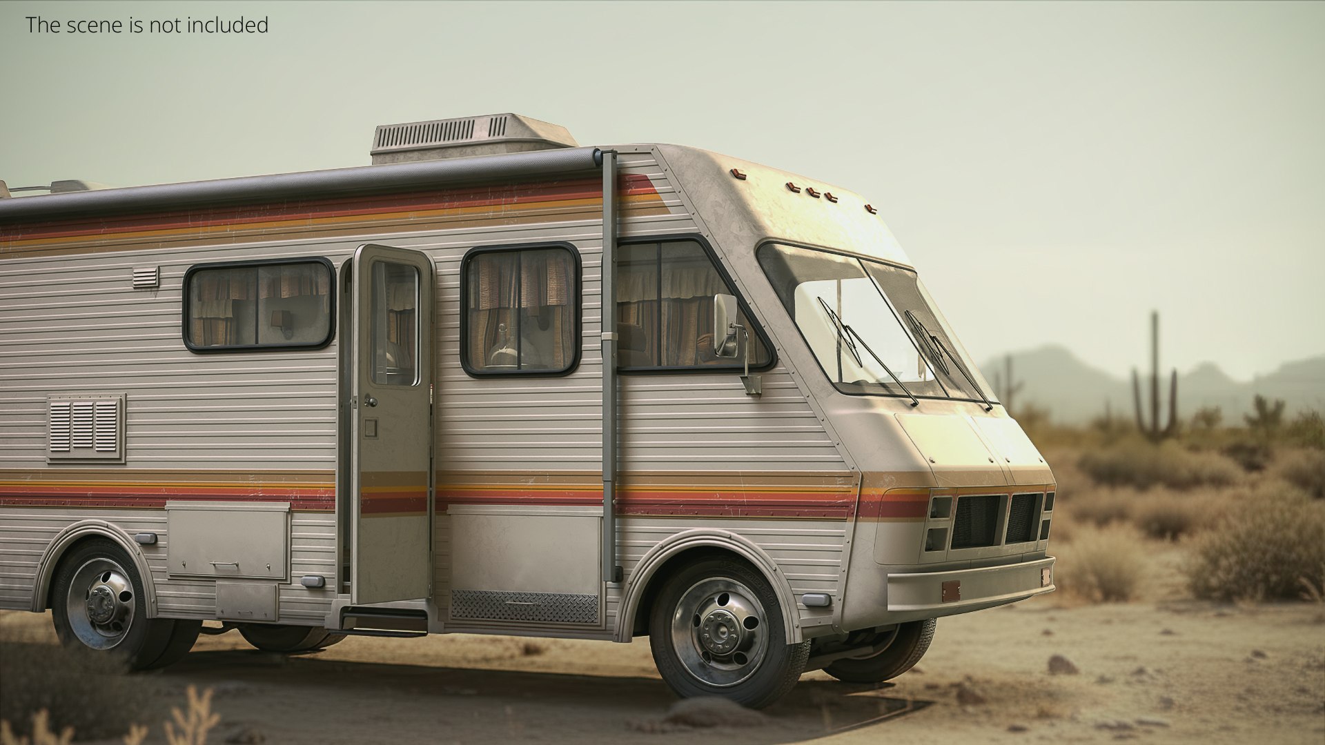 Breaking Bad RV Fleetwood Bounder 1986 Vintage Rigged For Maya 3D Model ...