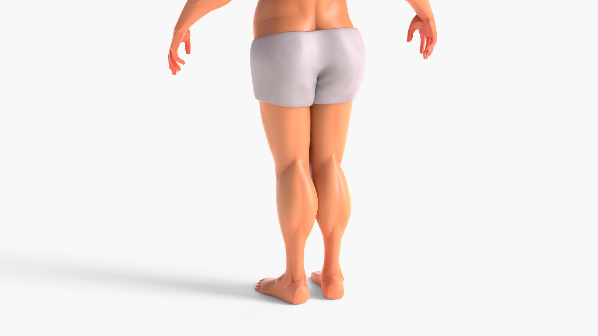Stylized Human Female Corpulent 3D Model - TurboSquid 1959388