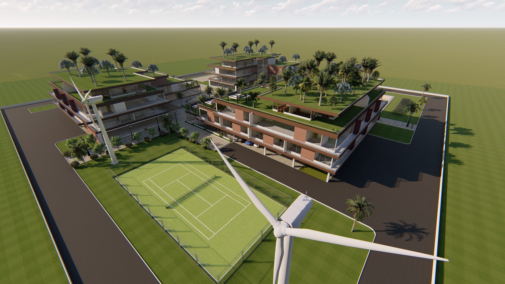 3D revit residential complex - TurboSquid 1459843