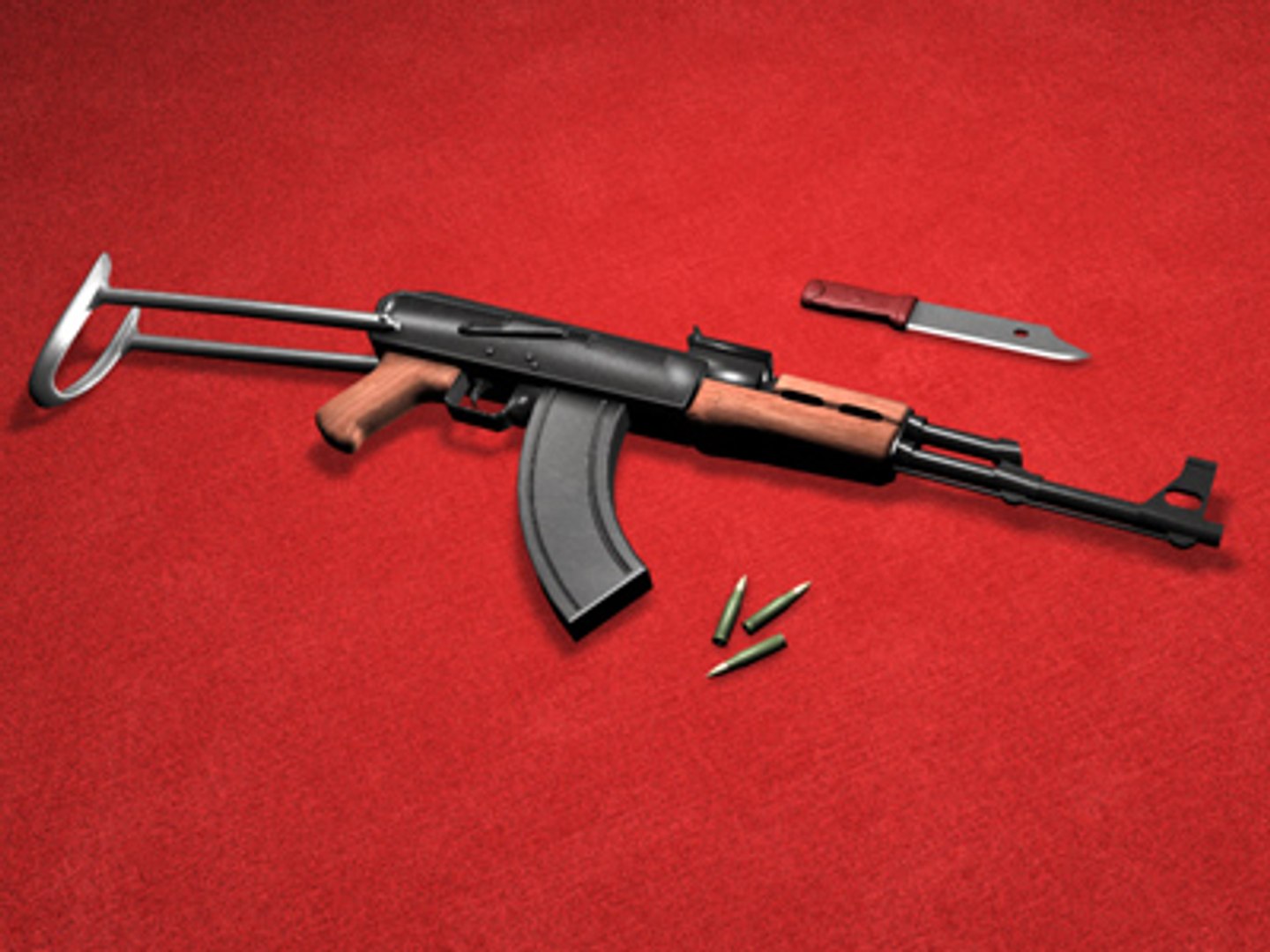 Svd Rifle Weapon 3d Model