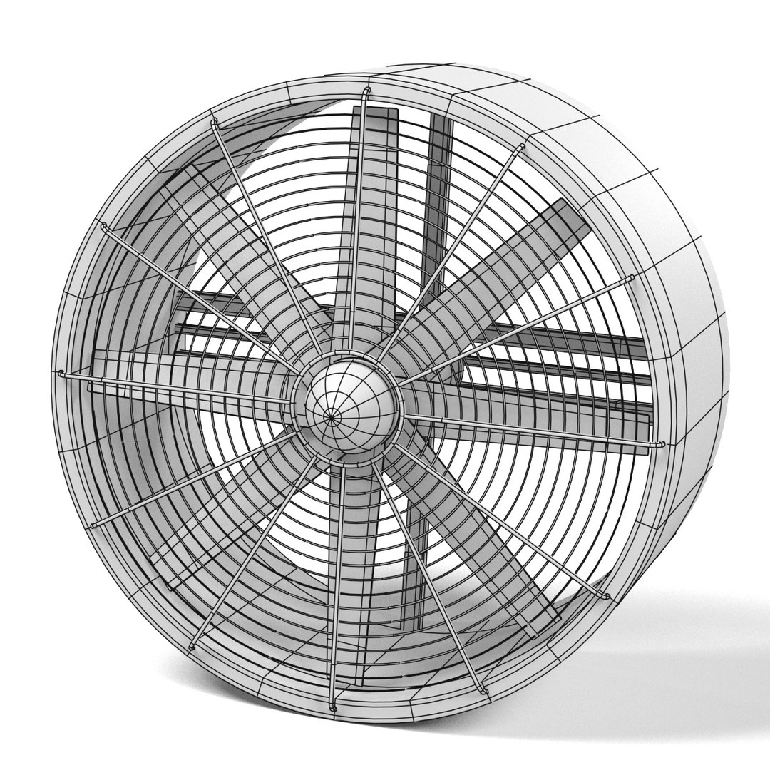 3d Model Of Fan Large