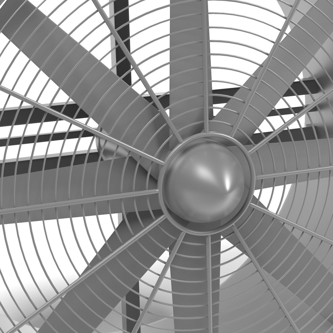 3d Model Of Fan Large