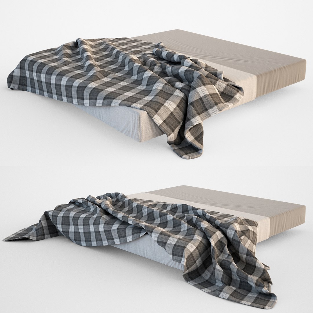 3dsmax Bed Blanket Set